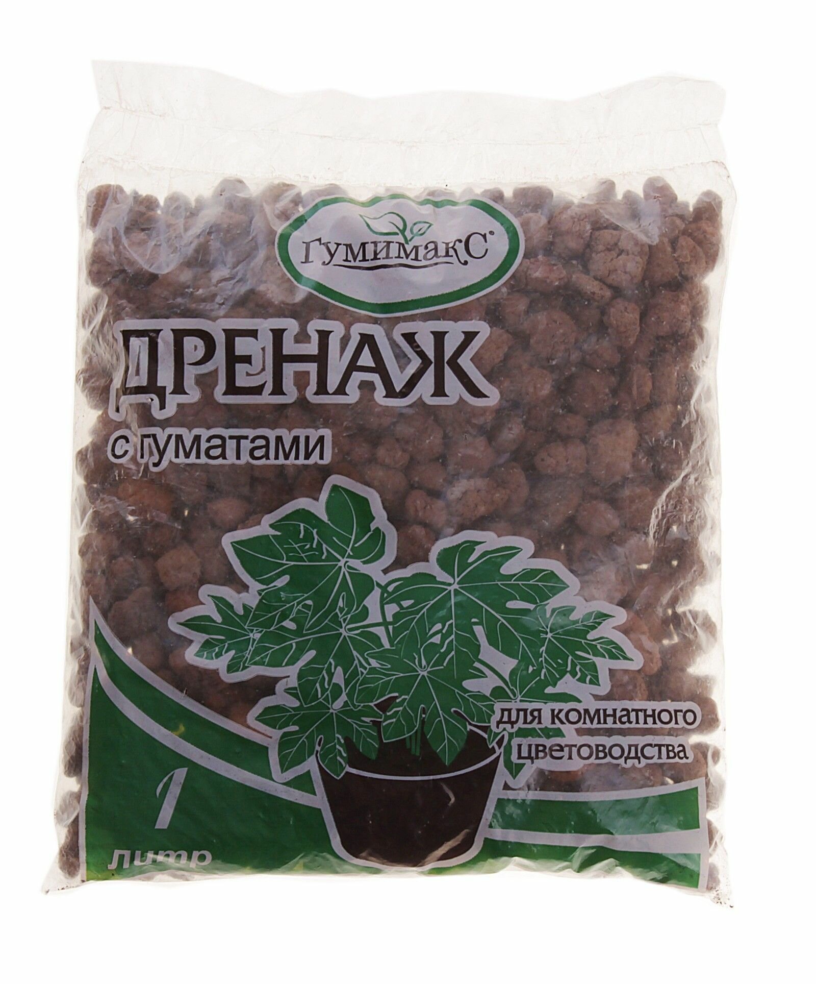 Дренаж для комнатного цветоводства с гуматами, 4 упаковки по 1 л