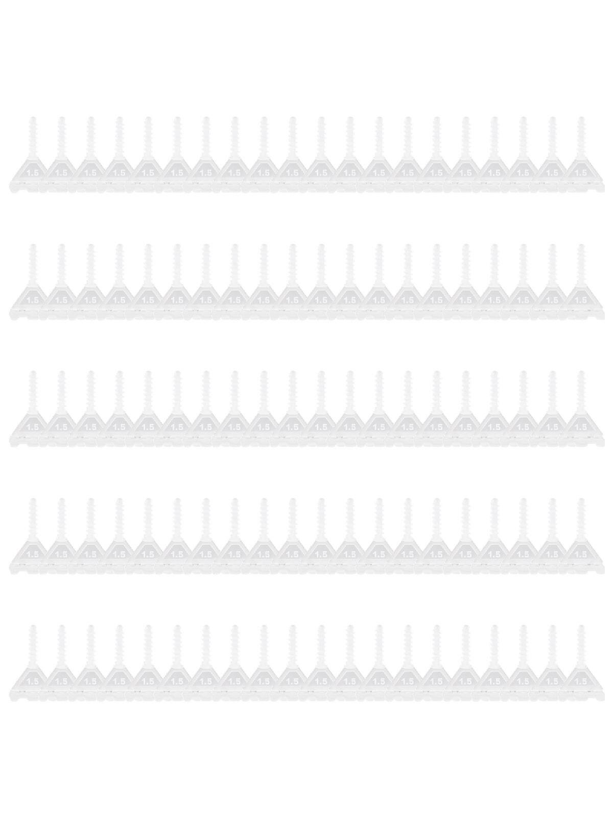 100шт Клипсы для выравнивания плитки Распорные планки Вата для укладки плитки Стены Пол