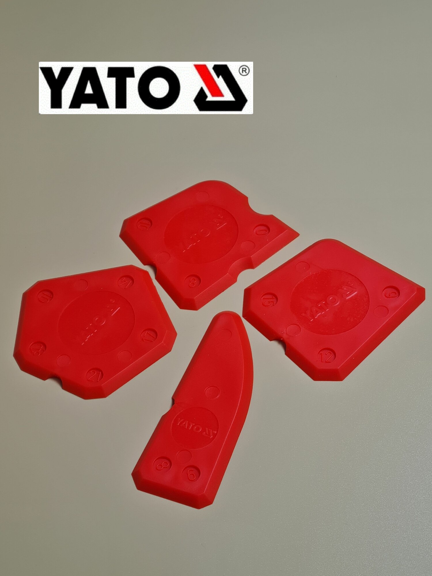 Силиконовые шпатели Yato 4 шт 100 мм арт. YT-5261