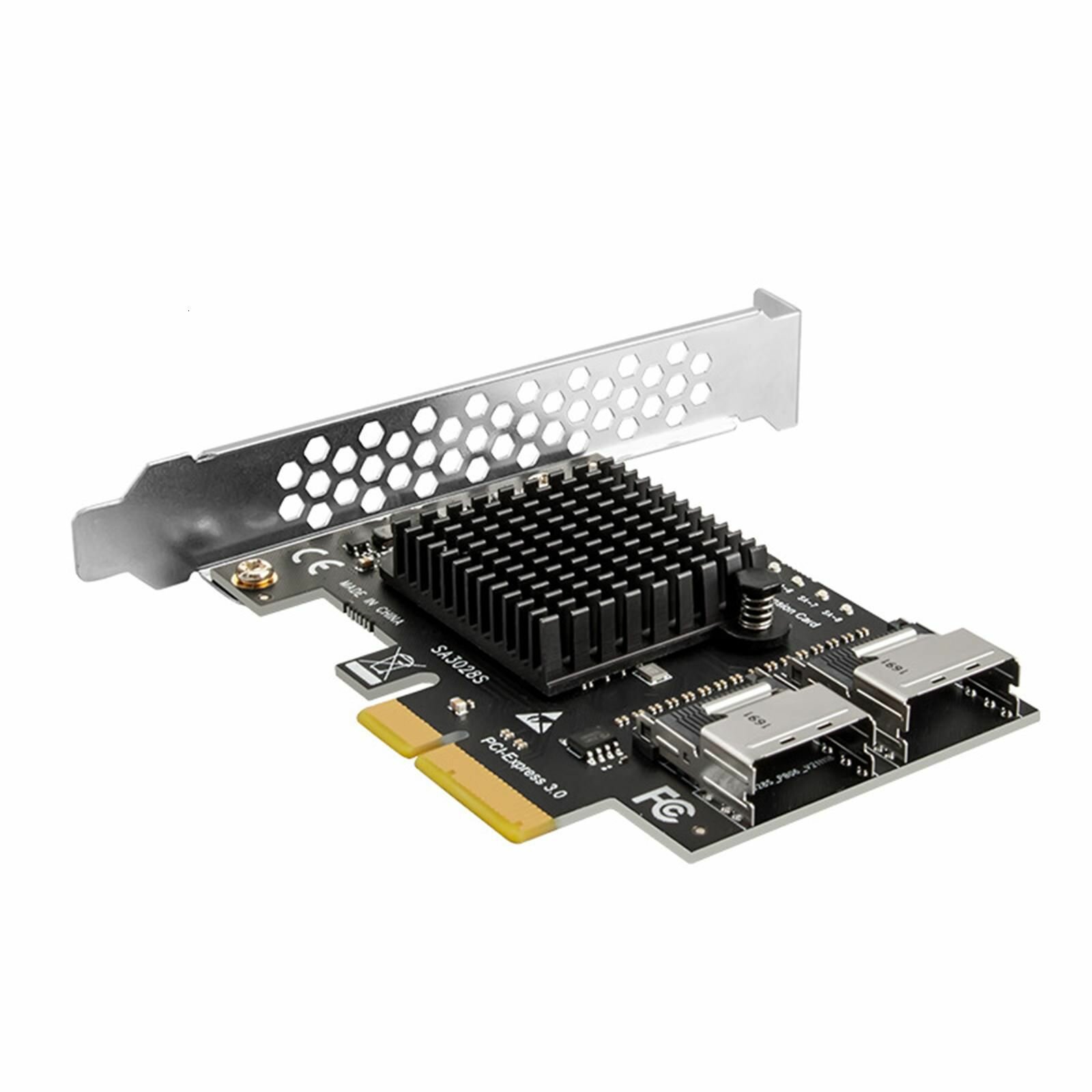 PCI-E X4 к MiniSAS SFF8087 8-портовый адаптер SATA 3.0