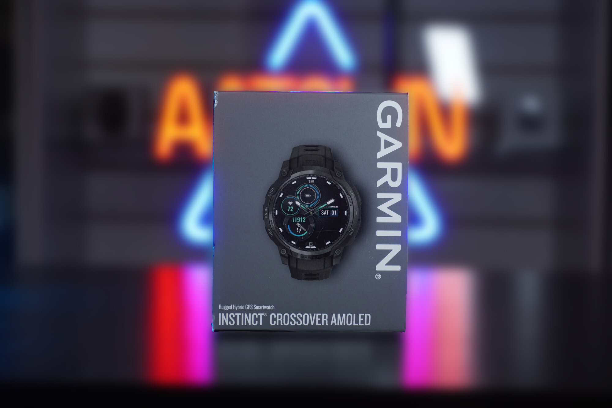 Garmin Instinct Crossover AMOLED Charcoal 010-03398-00