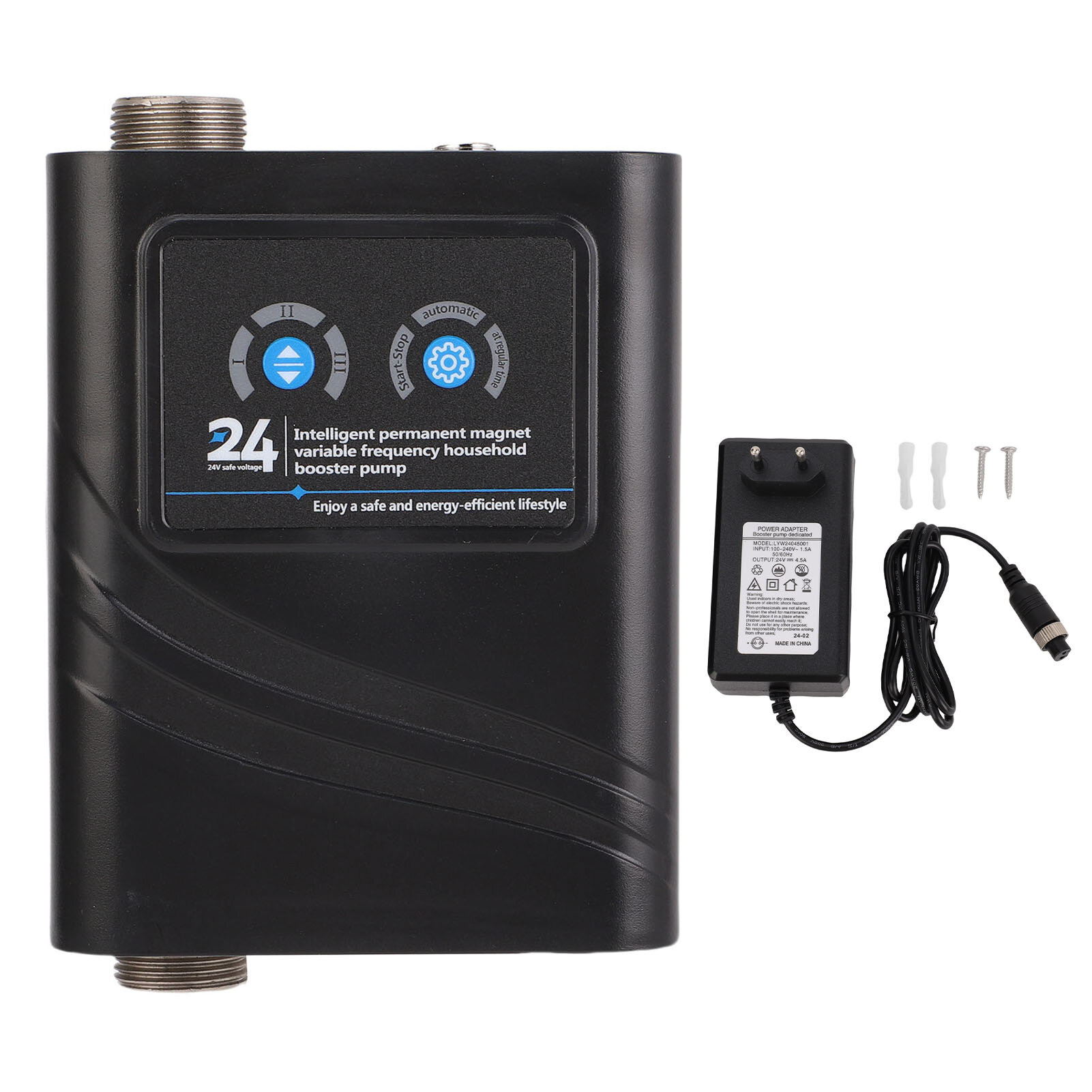 Повышающий насос давления воды 120 Вт, 42 л/мин, расход, подъем 28 м, 3 передачи, ручной автоматический домашний повысительный насос, вилка европейского стандарта, 100‑240 В