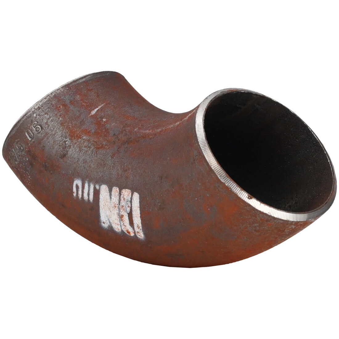 Отвод бесшовный крутоизогнутый 90° DN.ru Ст20 Св/Св 4" Ду100 Ру80 ГОСТ 17375-2001 исполнение 2, наружный диаметр - 108мм, толщина стенки - 5мм, корпус - сталь 20, присоединение - под приварку (опрессовано)