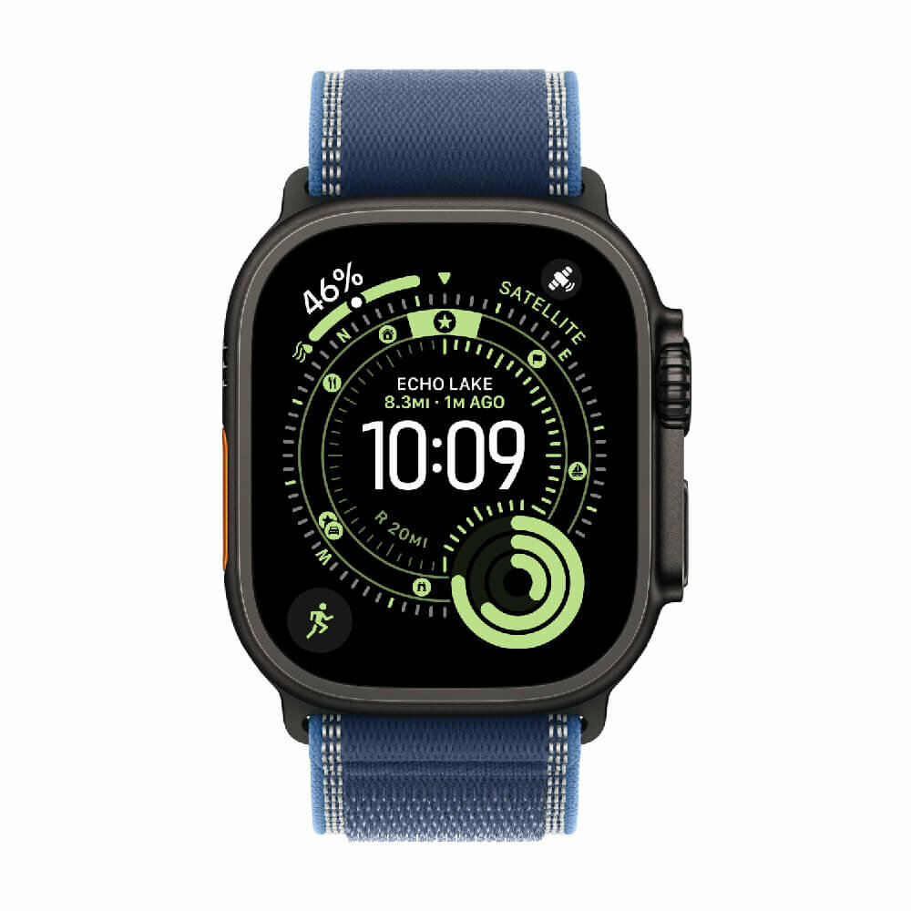 Умные часы Apple Watch Ultra 3 49mm Black Ti Blue/Black Trail Loop S/M