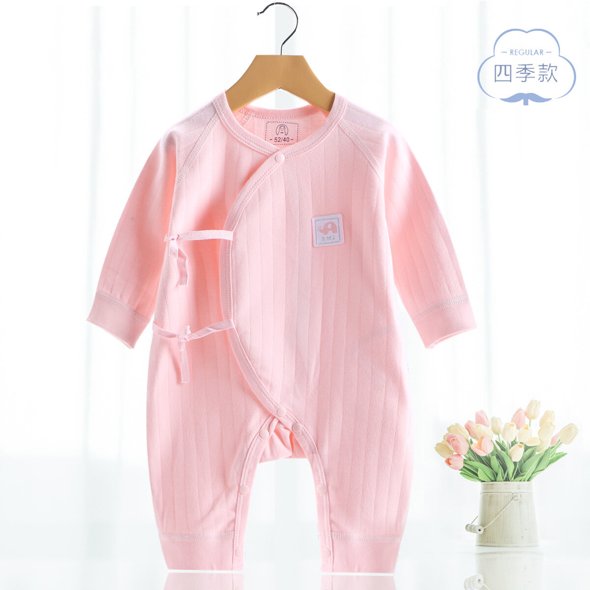 2026 Новейшие осенние зимние детские вещи для новорожденных, комбинезон класса А, чистый хлопок, базовый слой, 0-3-6 месяцев, детский ромпер