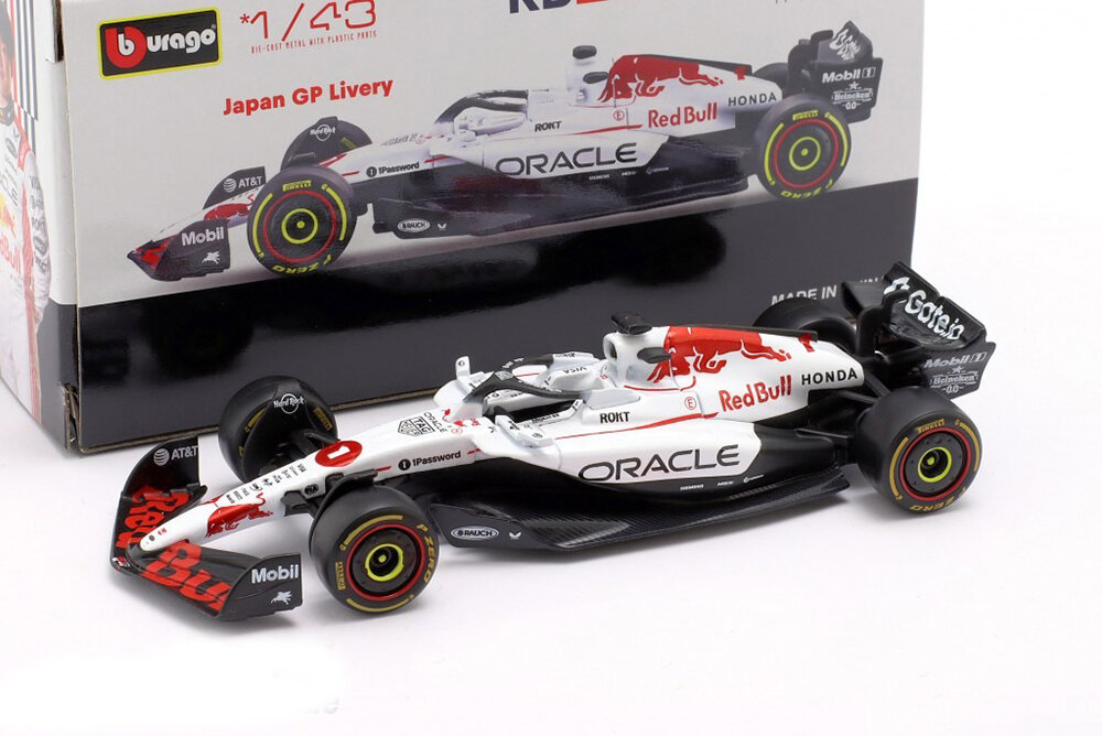 Модель коллекционная BBURAGO Red bull RB21 max verstappen #1 winner japanese gp 2025