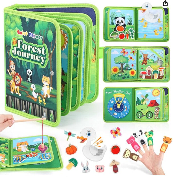 В наличии оптом фетровая книга, кросс-бордер Amazon, детская история, доска для раннего образования, книга с животными на ферме