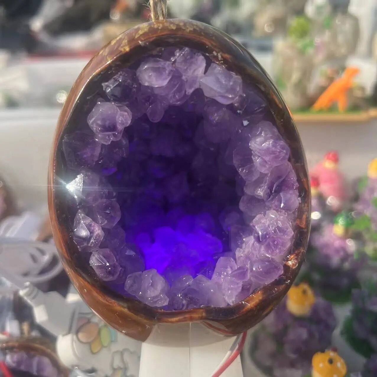 Ночник из натурального камня, LED подсветка