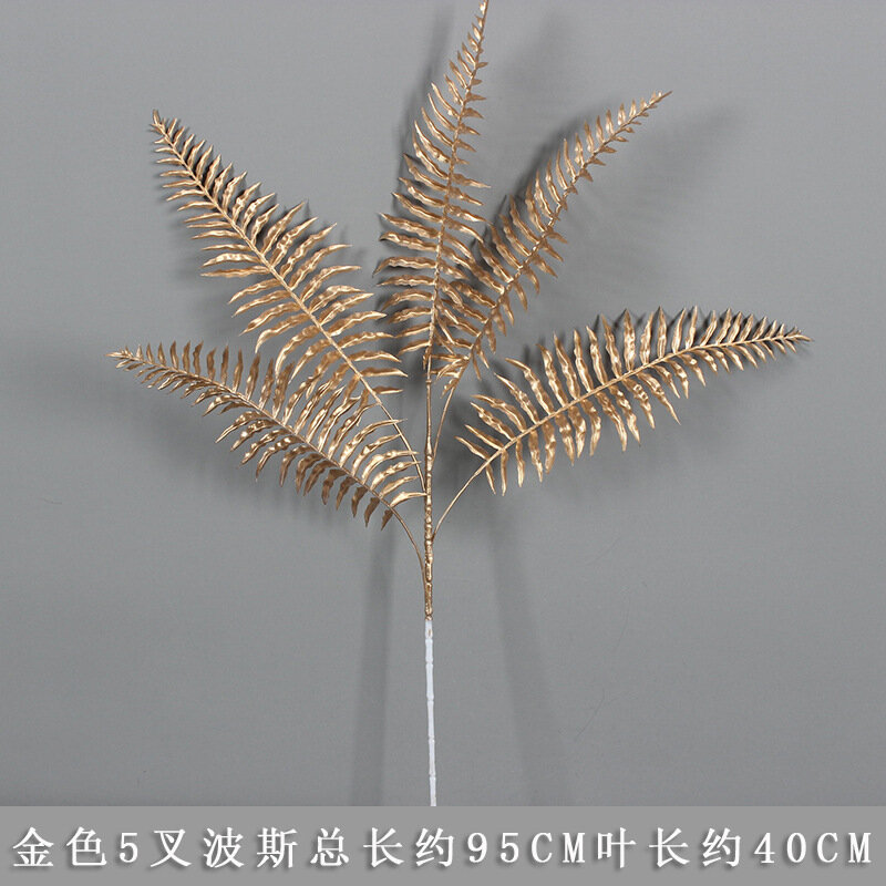Горячая распродажаГорячая продажа 3-конечного веера, лист гинкго, искусственный цветок, золотая удача, красные плоды, зимнее зеленое украшение для новоселья, декор для гостиной