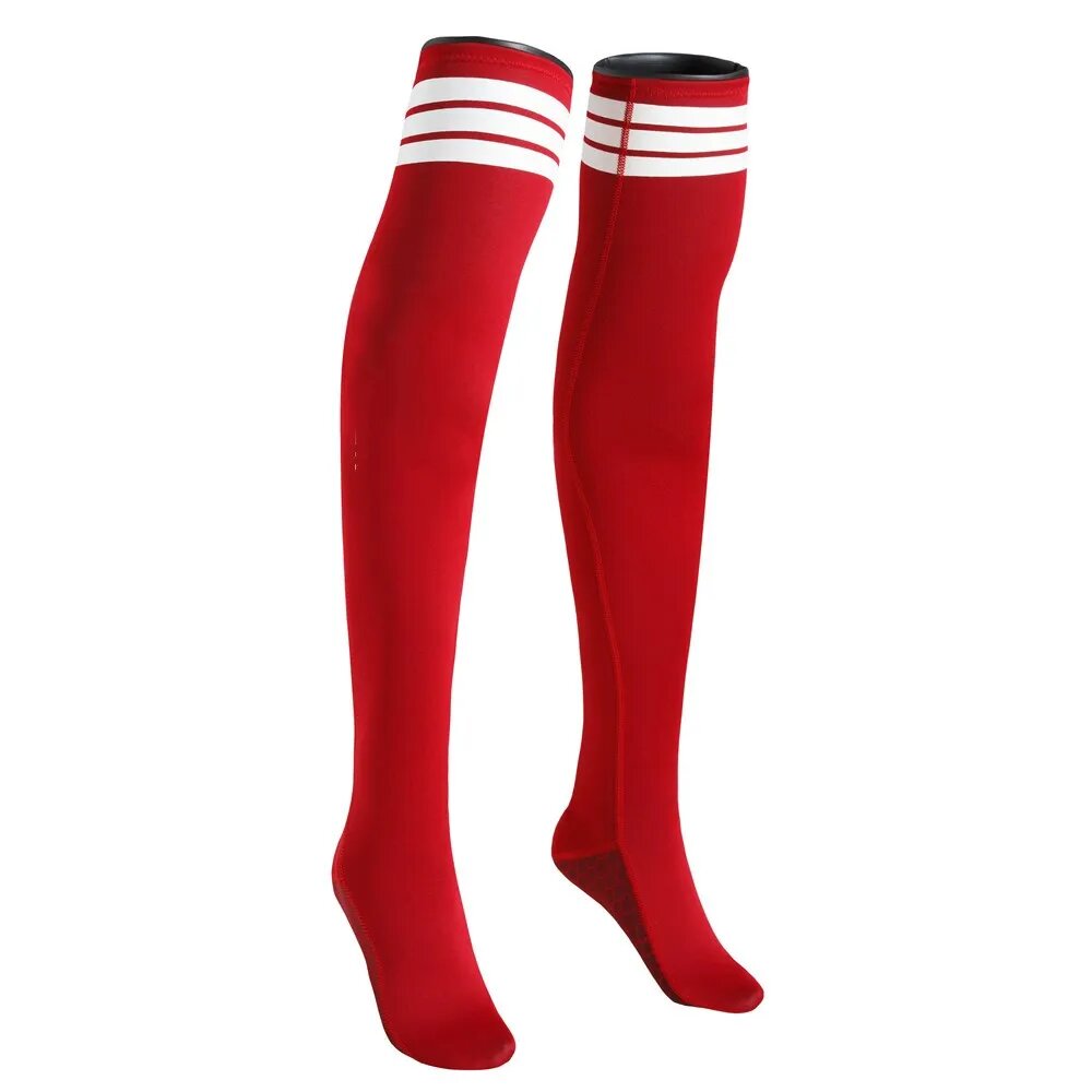Неопреновые длинные носки для дайвинга 1,5 мм Красный, Red, М