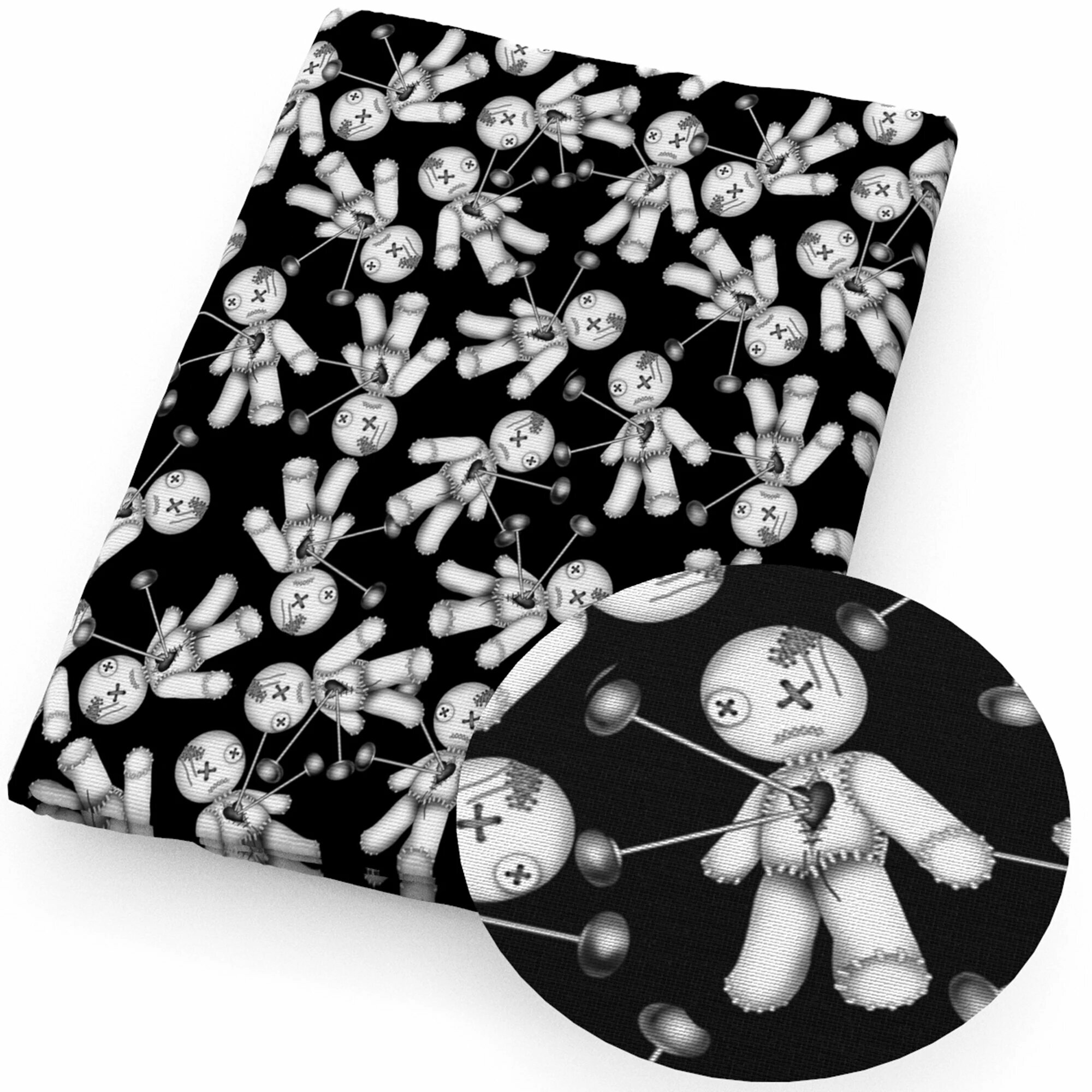 Хоррор ткань полиэстер хлопок 50*145 см Polyester Cotton, 1143925