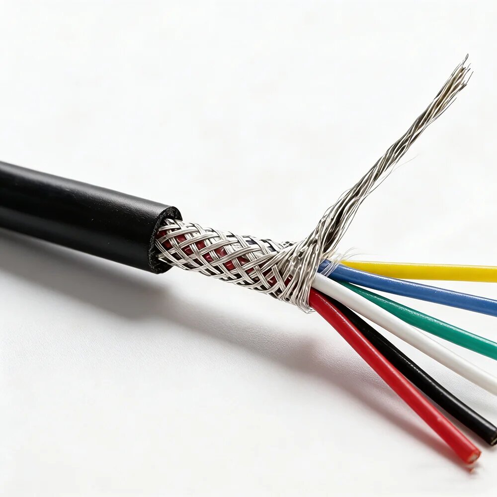 Силиконовый экранированный кабель Sincelian 2-12 жил для авто 3C OD2.2mm 0.035mm2