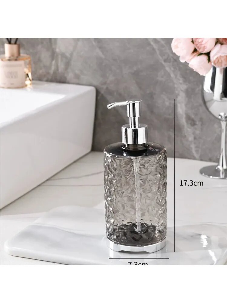 Дозатор для жидкого мыла механический 450 мл, 1 шт