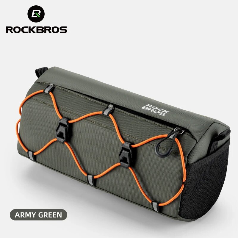 ROCKBROS Велосумка-труба Army Green W012-4