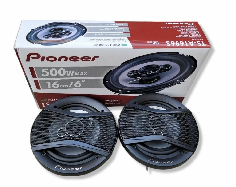 Автоколонки Pioneer TS-A1696S, колонки пионер , автомобильная акустика