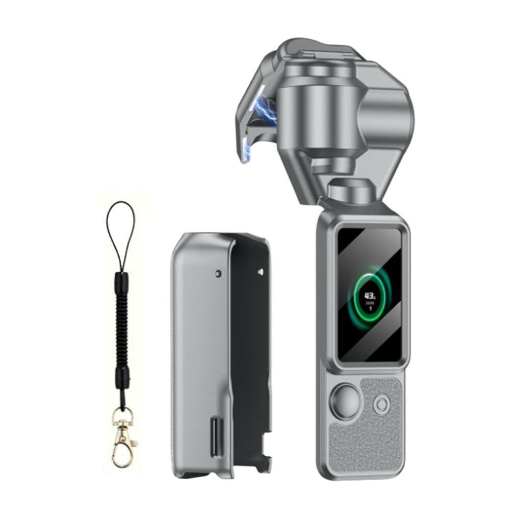 Чехол магнитный быстросъемный для Pocket 4, Серый цвет - Задняя крышка ручки
