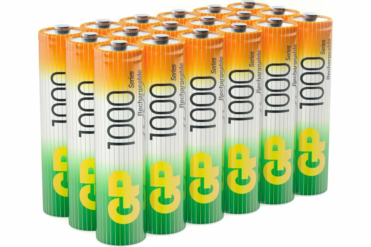 GP Акк. Бат. ааа мизинчиковые hr03 1000 mah/мач ni-mh 18 шт. в упак 100AAAHCRGY-B18 23948523