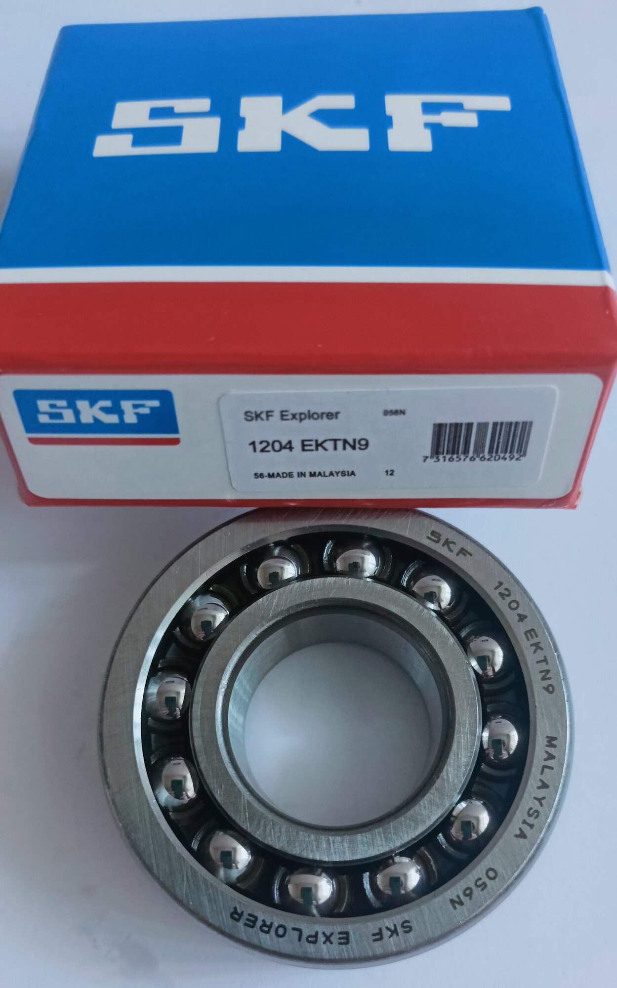 Подшипник 1204 EKTN9 SKF 20x47x14мм шариковый радиальный самоцентрирующийся двухрядный