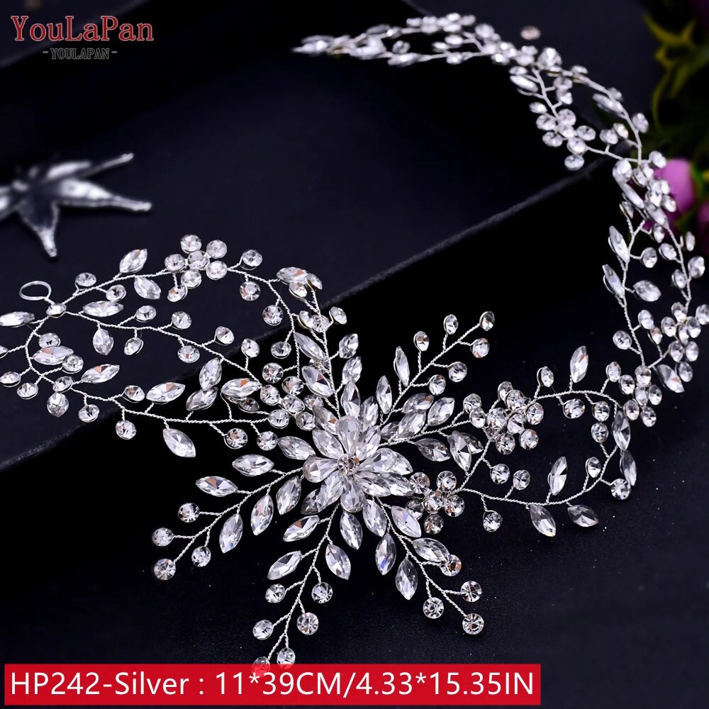 YouLaPan HP242 серебряная тиара для волос HP242-Silver