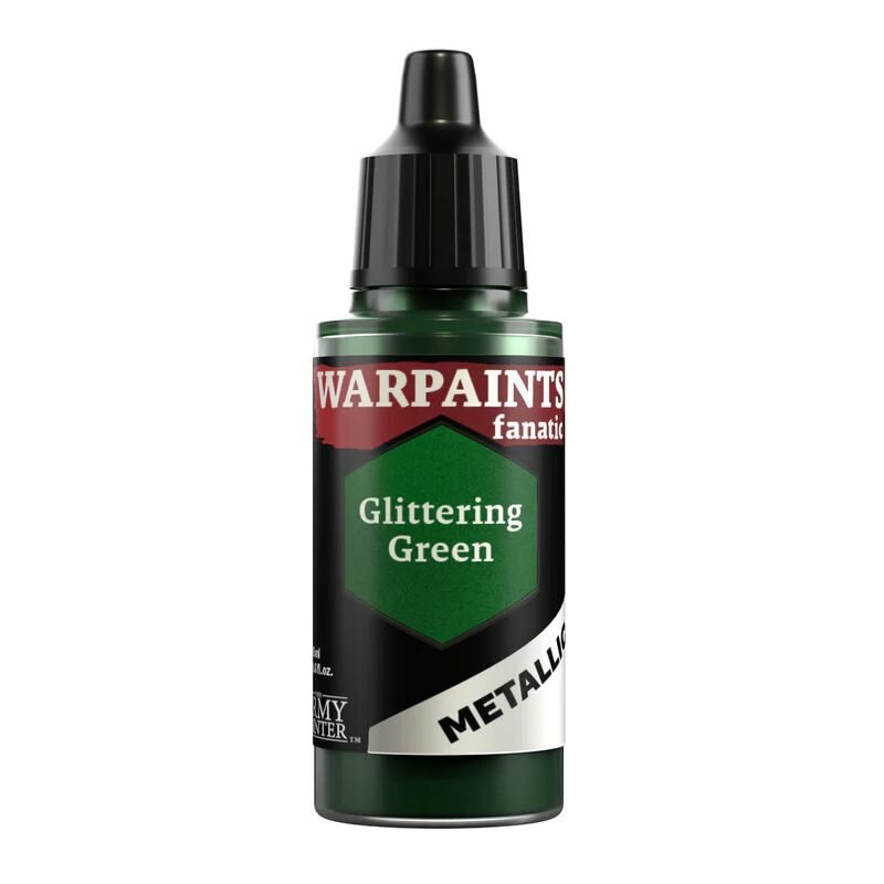 Акриловая краска Army Painter Warpaints Fanatic Metallic: Glittering Green