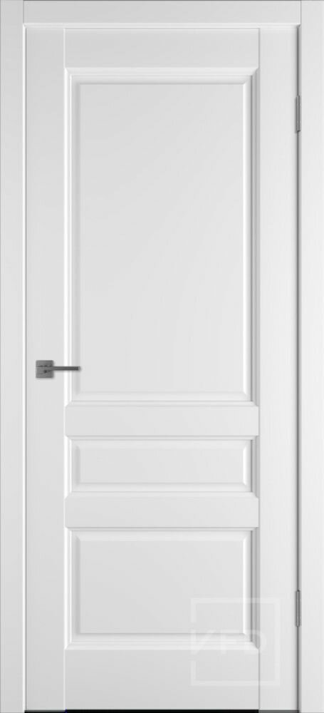 Межкомнатная дверь ДП Эмалекс Элегант 3 900*2000мм, МДФ, Ice