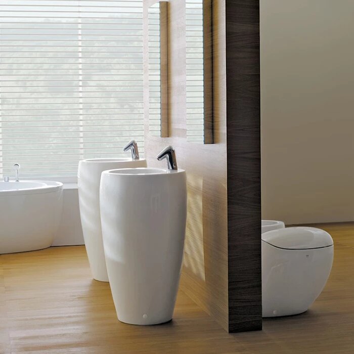 Laufen Alessi One Свободностоящая раковина 530х530х900мм с 1 отв. под смеситель, покр LLC цвет: белы