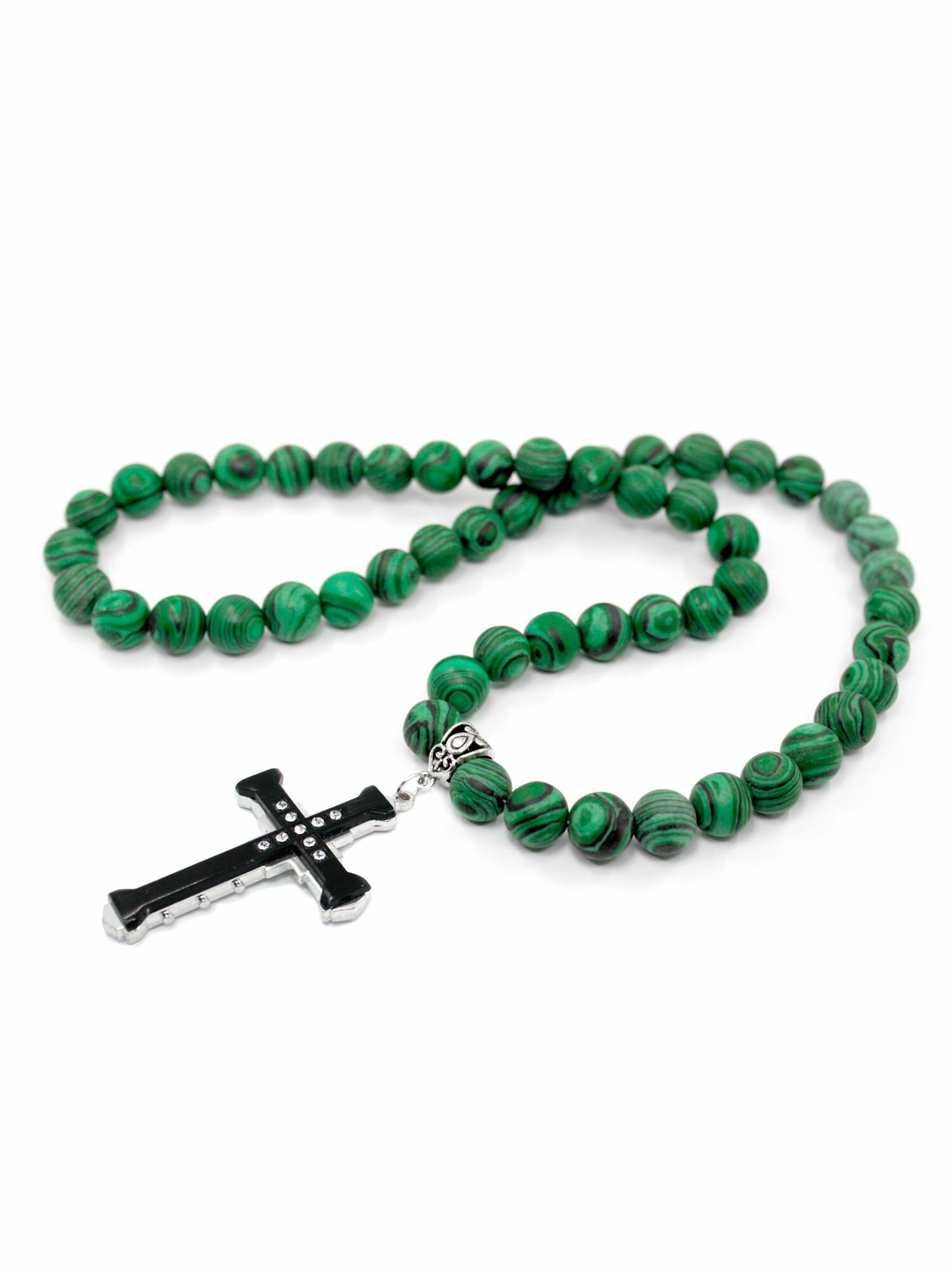 Бусы, малахит