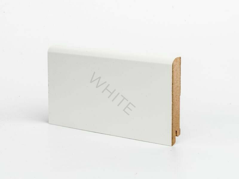 Плинтус Напольный МДФ Ликорн W02-100 Белый В100хТ16хД2050 мм DeArtio.