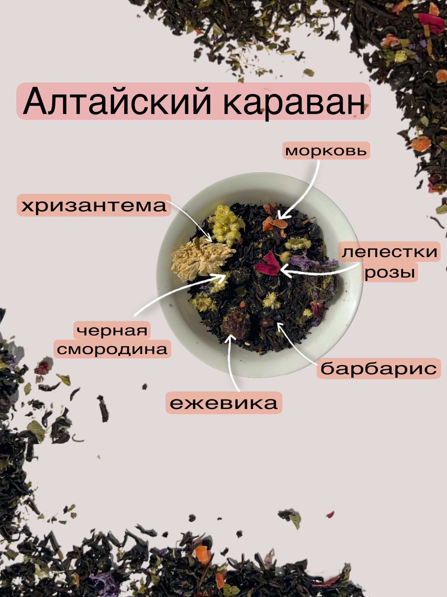 Черный чай "Алтайский караван" WEISERHOUSE 100 грамм