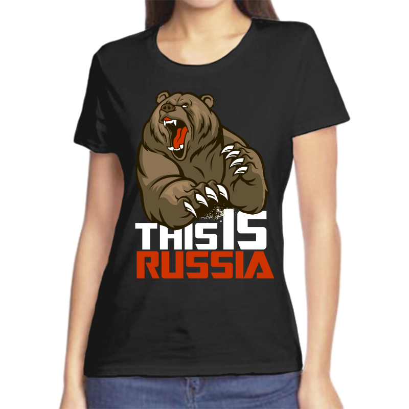 Футболка с надписью Россия this is Russia