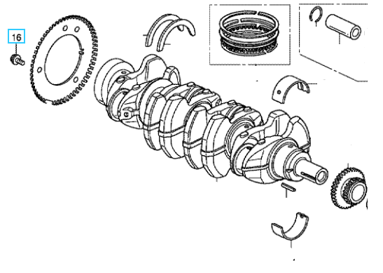 Болт, специальный, 8X11 (Оригинал)