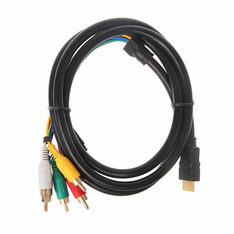 Кабель HDMI-5RCA специальный (важно: прочтите описание!)