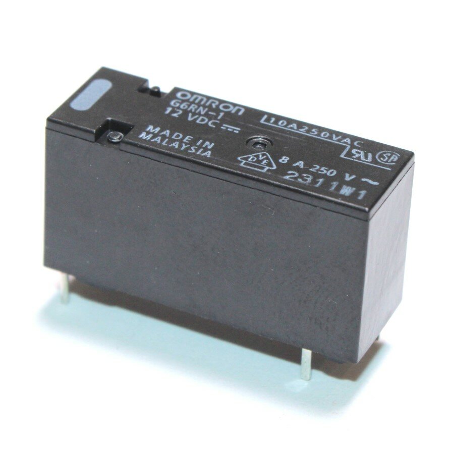 RELAY G6RN112DC, Реле, R_G6RN-1C, OMRON, (упр:12В/DC, комм: 8A/240В/AC, 1NO/1NC, AgNi, R-coil:655 Ом)