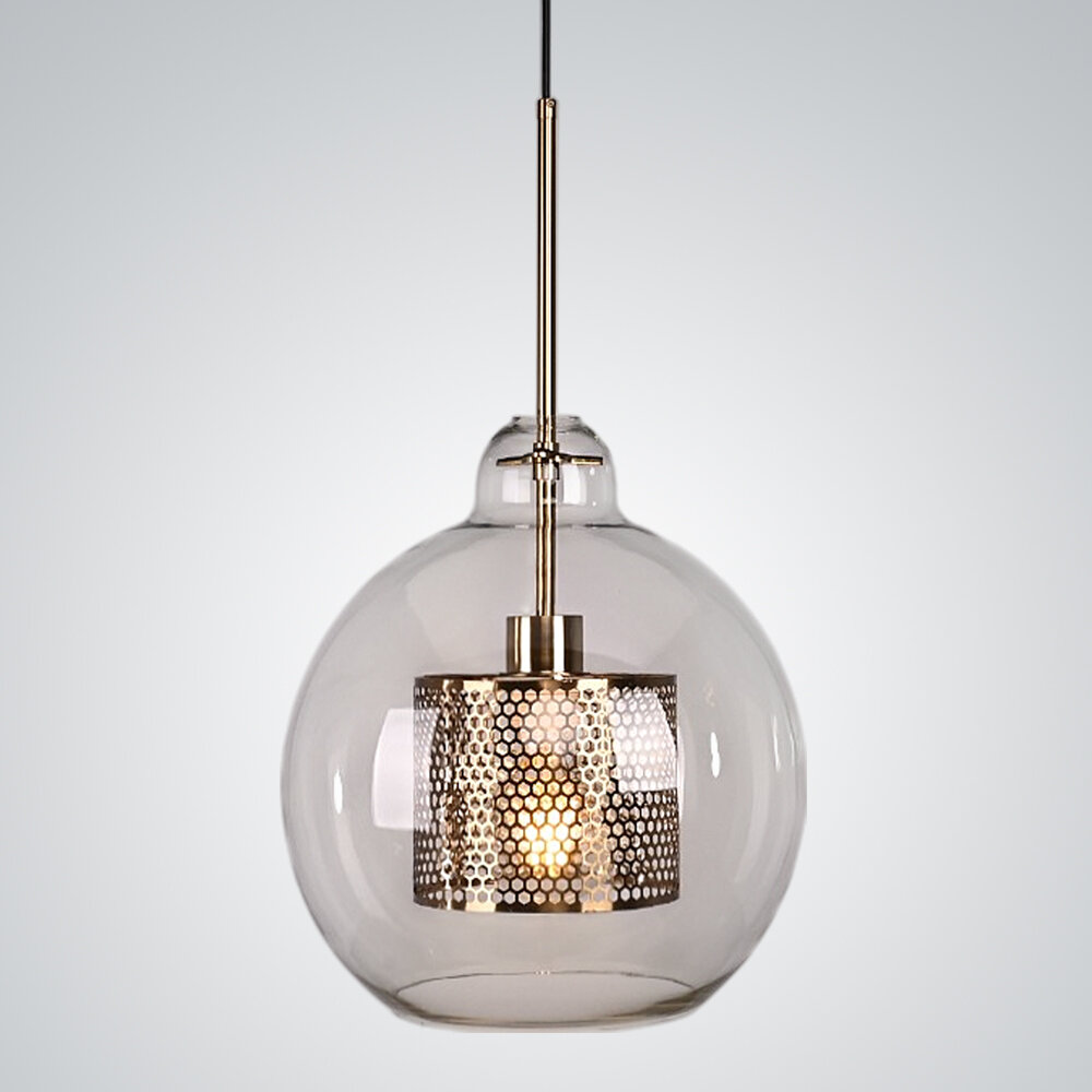 Подвесной светильник CATCH F pear brass D30