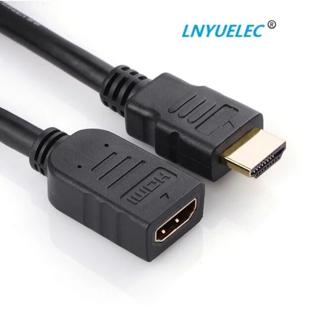 HDMI кабель удлинитель 1 м 4K 3D мужской-женский