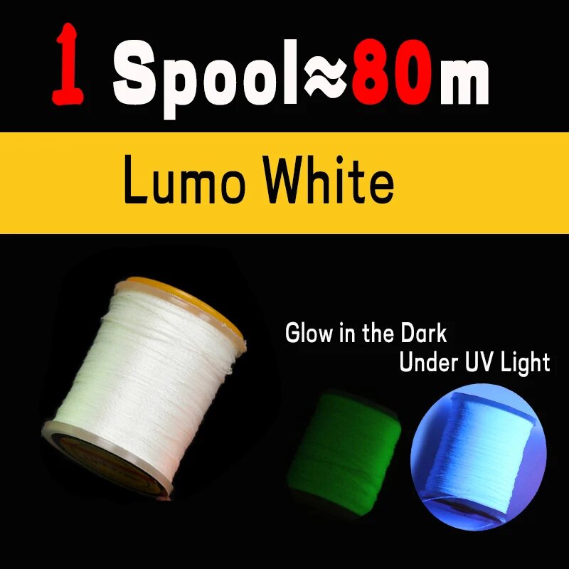 WIFREO Lumo 150D нить для вязания мух Белый, 1pc White