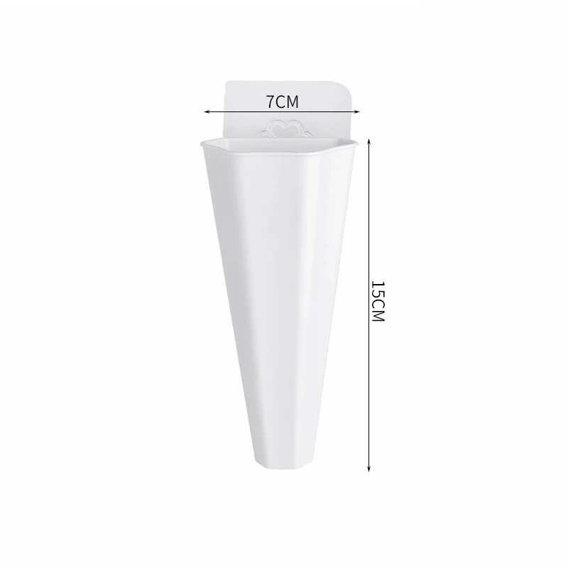Пластиковый гидропонный цветочный горшок PGY зеленый cone white