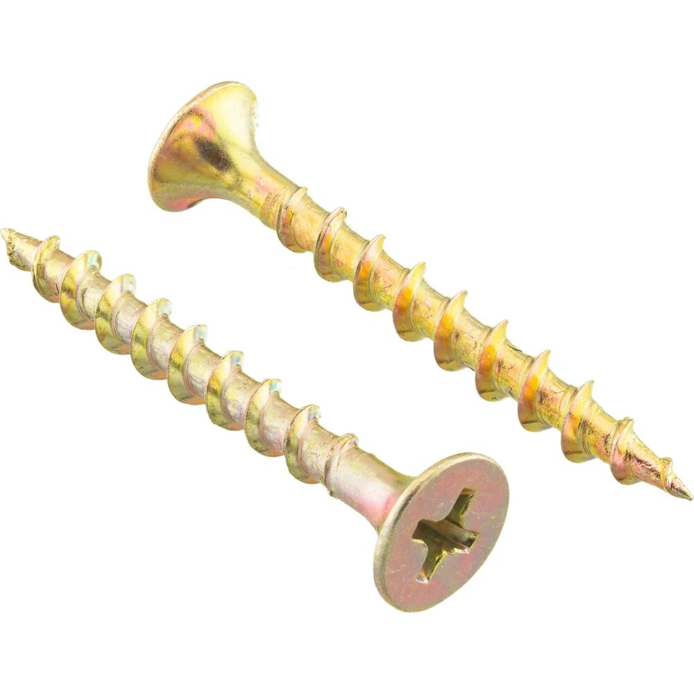 Саморезы, BOWT, по дереву BOWT, для гипсокартона желтые 3,5x35 100 шт Z02217, углеродистой стали