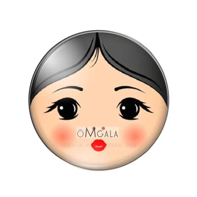 Матрёшки из стекла OMGALA, 10 шт. 10mm, G