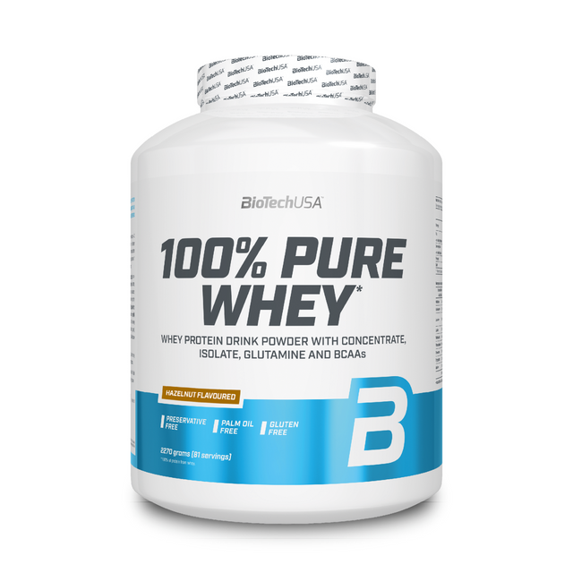 BioTechUSA 100% Pure Whey, 2270 г (Фундук)