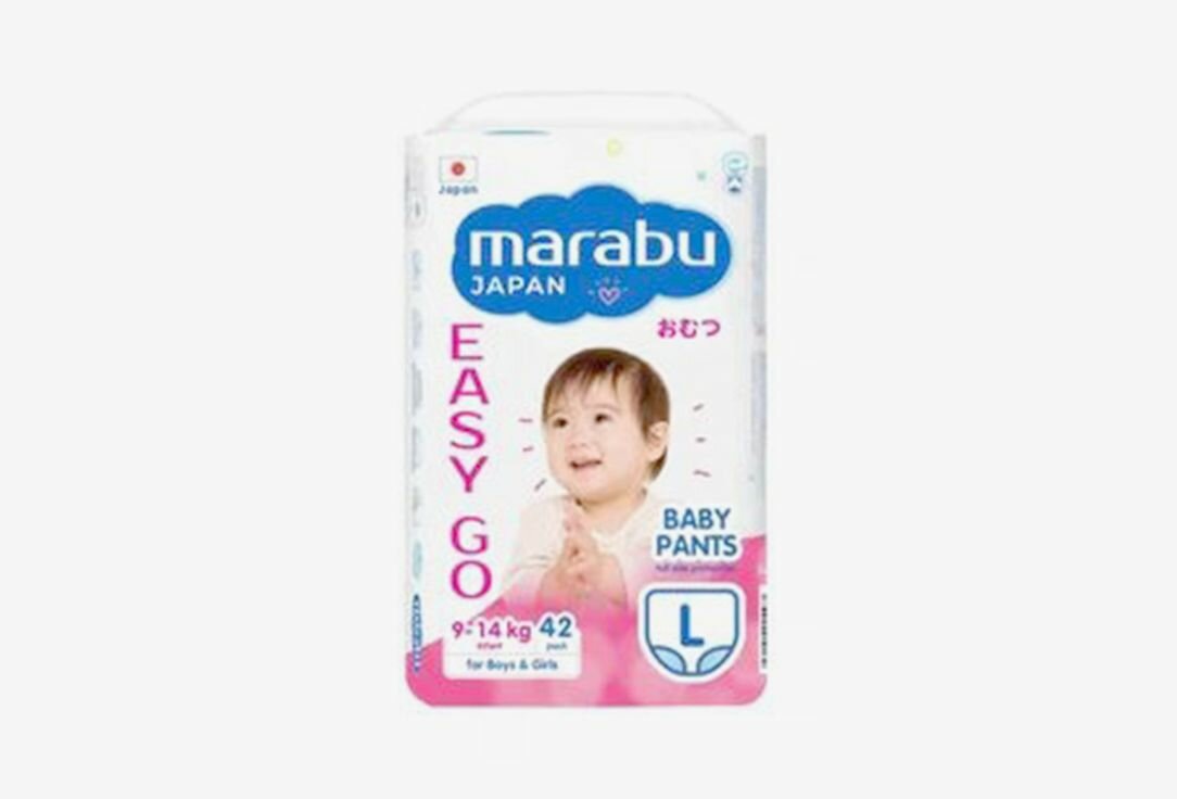 Подгузники-трусики MARABU L, 9-14 кг