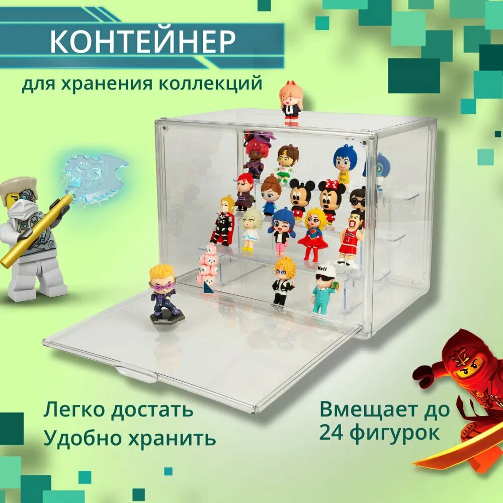 Uno Inc. Контейнер для хранения вещей длина 36 см, ширина 23 см, высота 27 см.