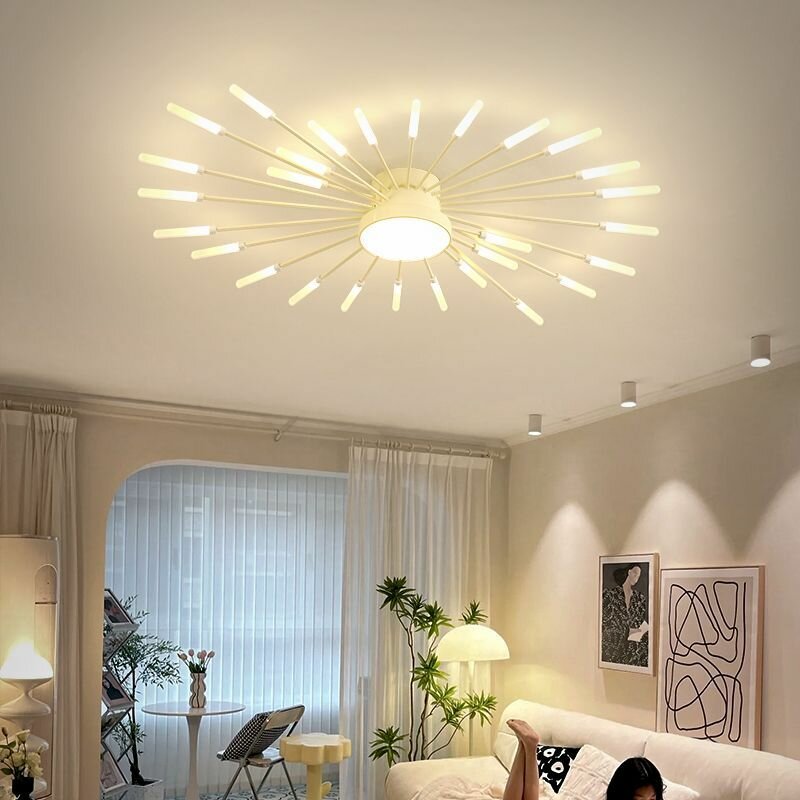 Светодиодный потолочный светильник gaobi GB6528, Потолочная люстра с дизайном фейерверка, 62Bt