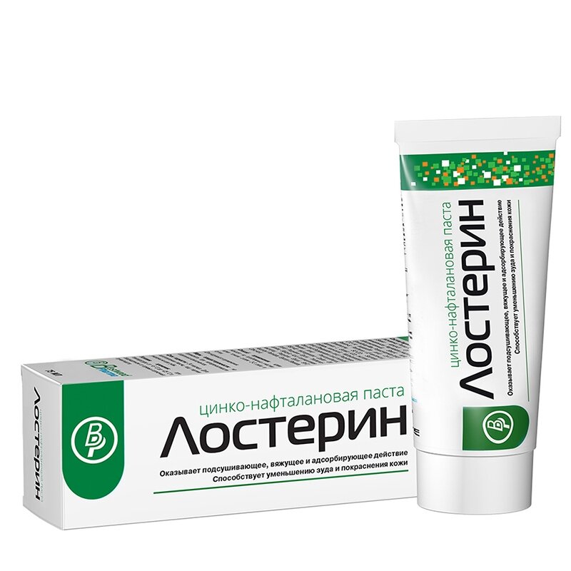 Лостерин паста цинко-нафталановая 50 мл