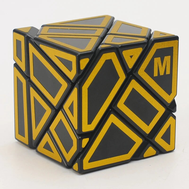 ZCUBE Ninja 3x3 Ghost Cube Gold
