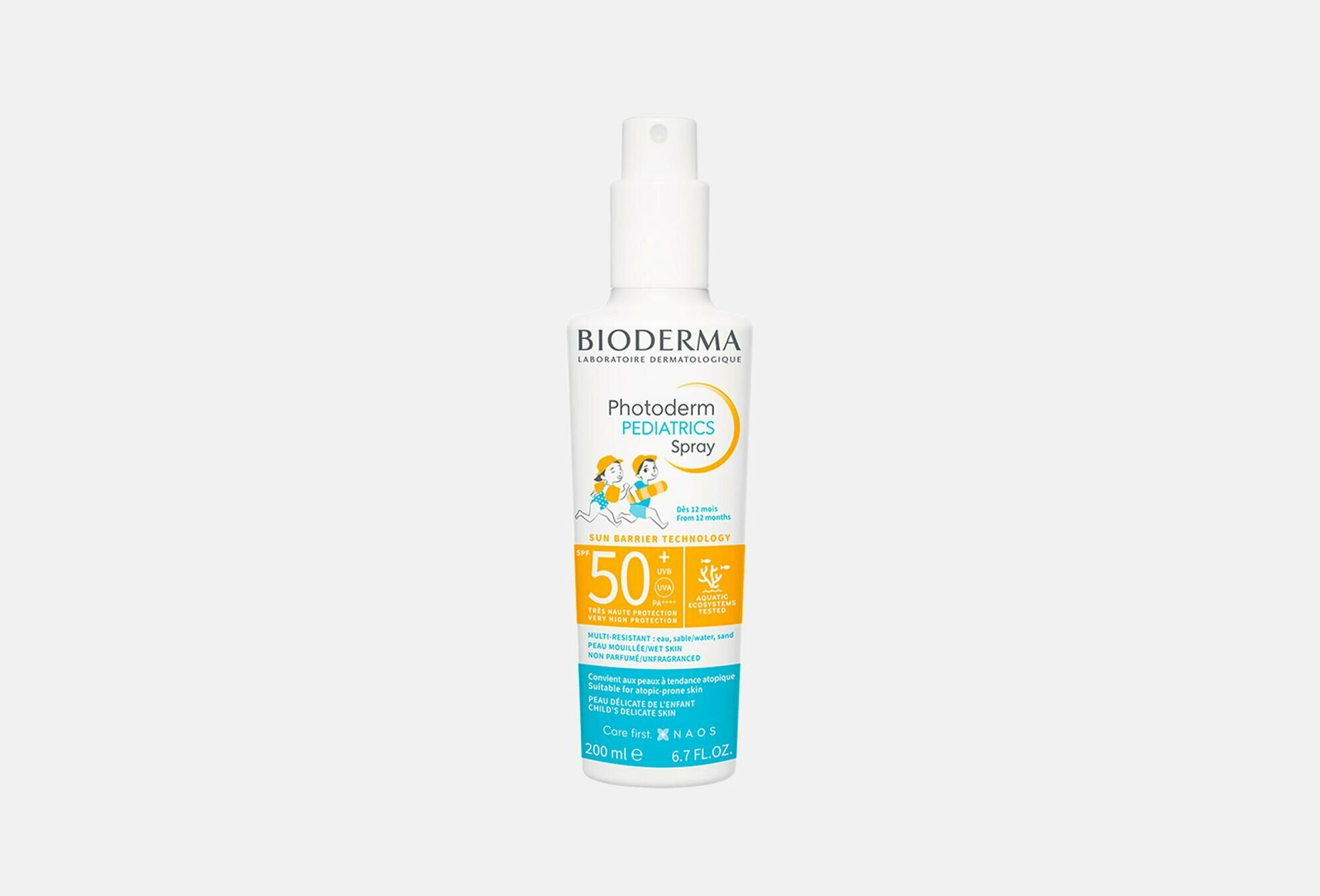 Солнцезащитный cпрей для детей SPF 50+ BIODERMA Photoderm KID 200 мл