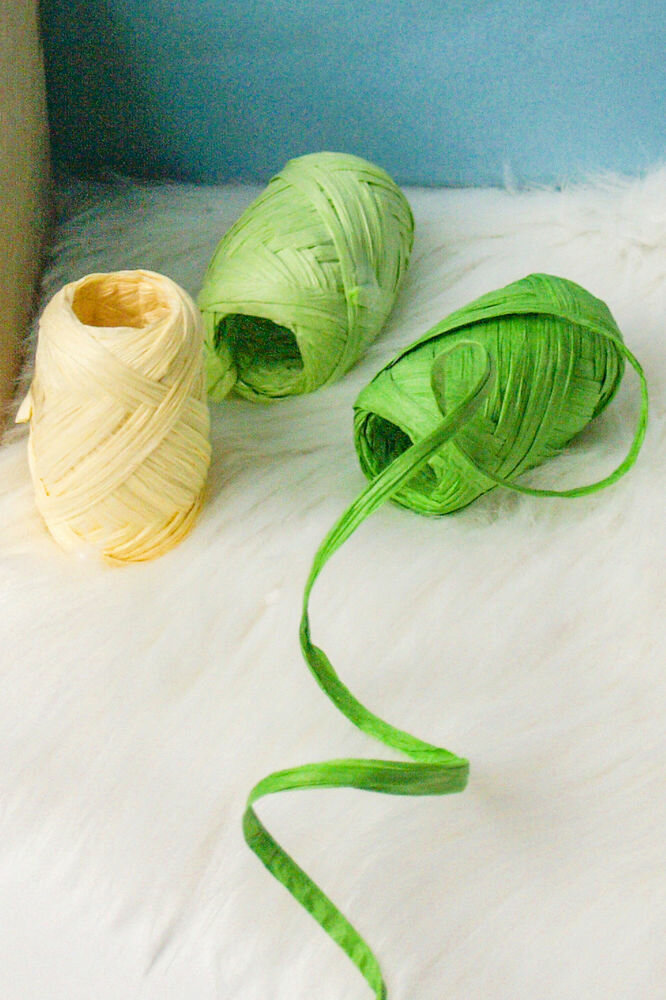 Набор лент для подарочной упаковки крафт стайл, бумага, зелёный, 10 м, 3 шт, Koopman International ATC900040-2