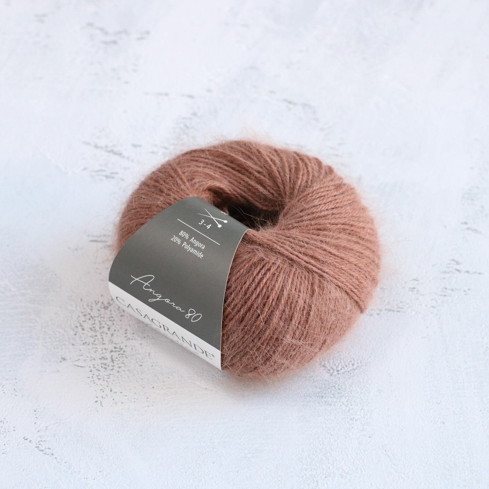 Пряжа для вязания Casagrande Angora 80 (017) 1 моток 25 г/112м