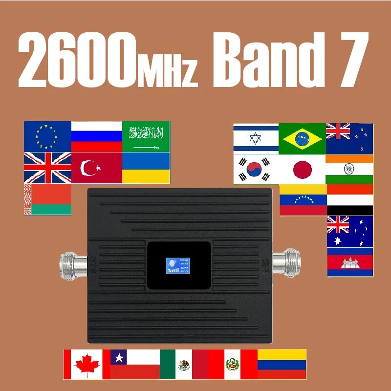 HWATEL 4G 5G Band 7 N7 B7 2600 2600 МГц ouio 1-диапазонный однодиапазонный усилитель сотового сигнала Repeater GSM 2G 3G 4G 5G Усилитель сигнала