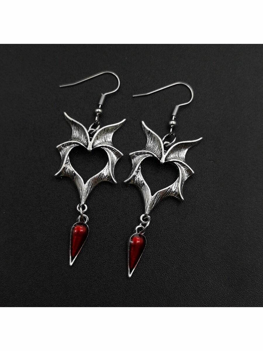 Серьги пусеты, эмаль